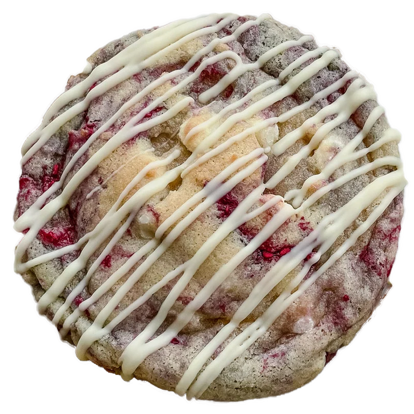 White Chocolate Raspberry – Hey Dough Cookie Co